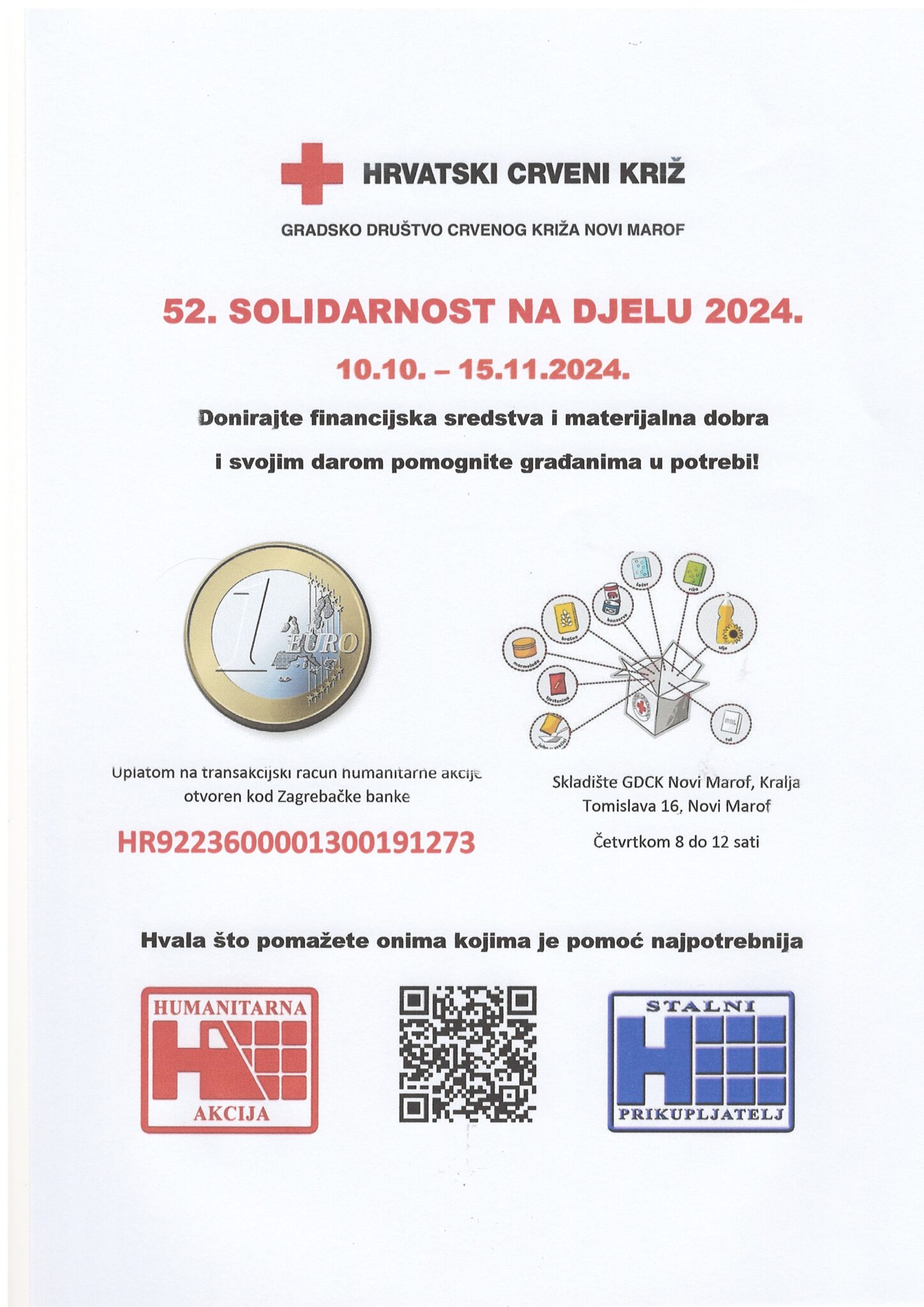 Uključi se! – 52. Solidarnost na djelu 2024. – GDCK Novi Marof